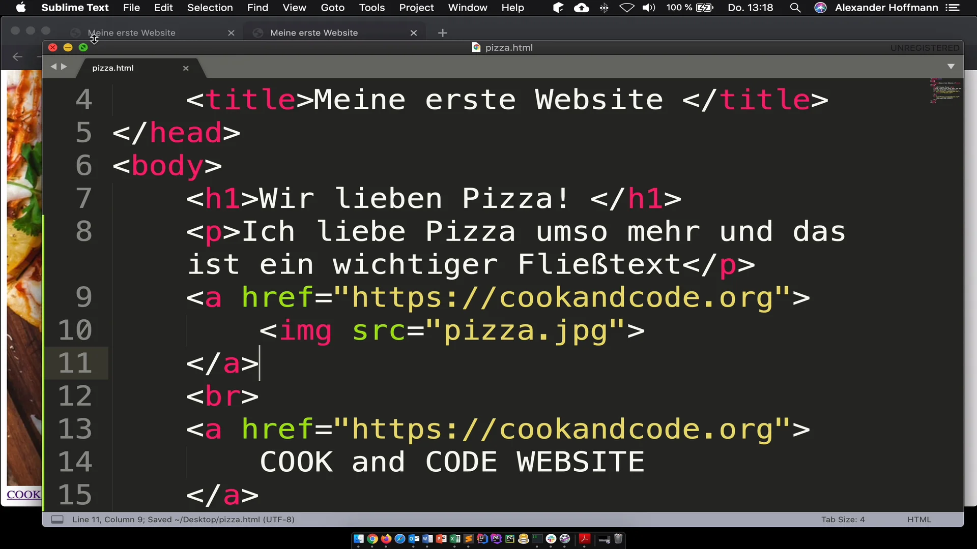 HTML Einführung - Bild verlinken on Vimeo