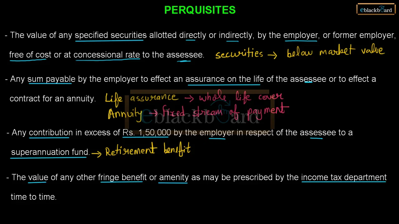 Definition of Perquisite on Vimeo