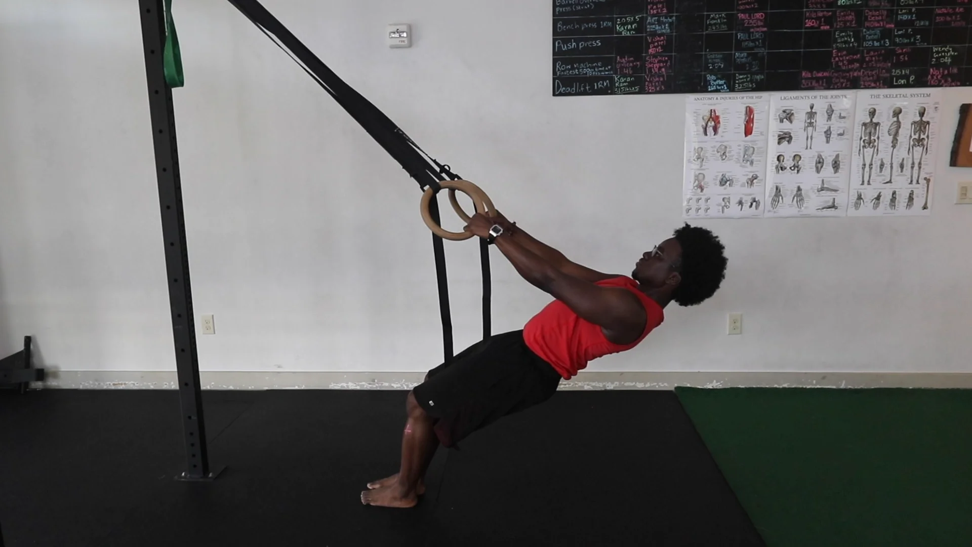 Rings Inverted Row on Vimeo