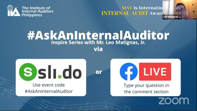 #AskAnInternalAuditor: Inspire Series featuring Mr. Leonardo Matignas ...