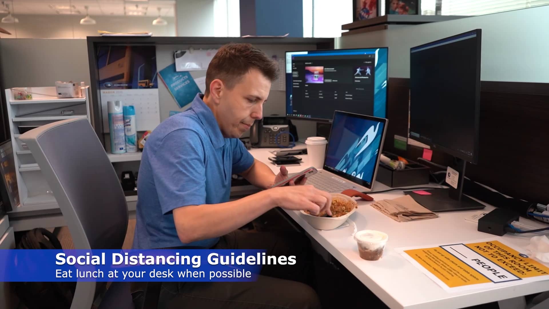 Blue Bird Macon Office - Social Distancing Guidelines on Vimeo