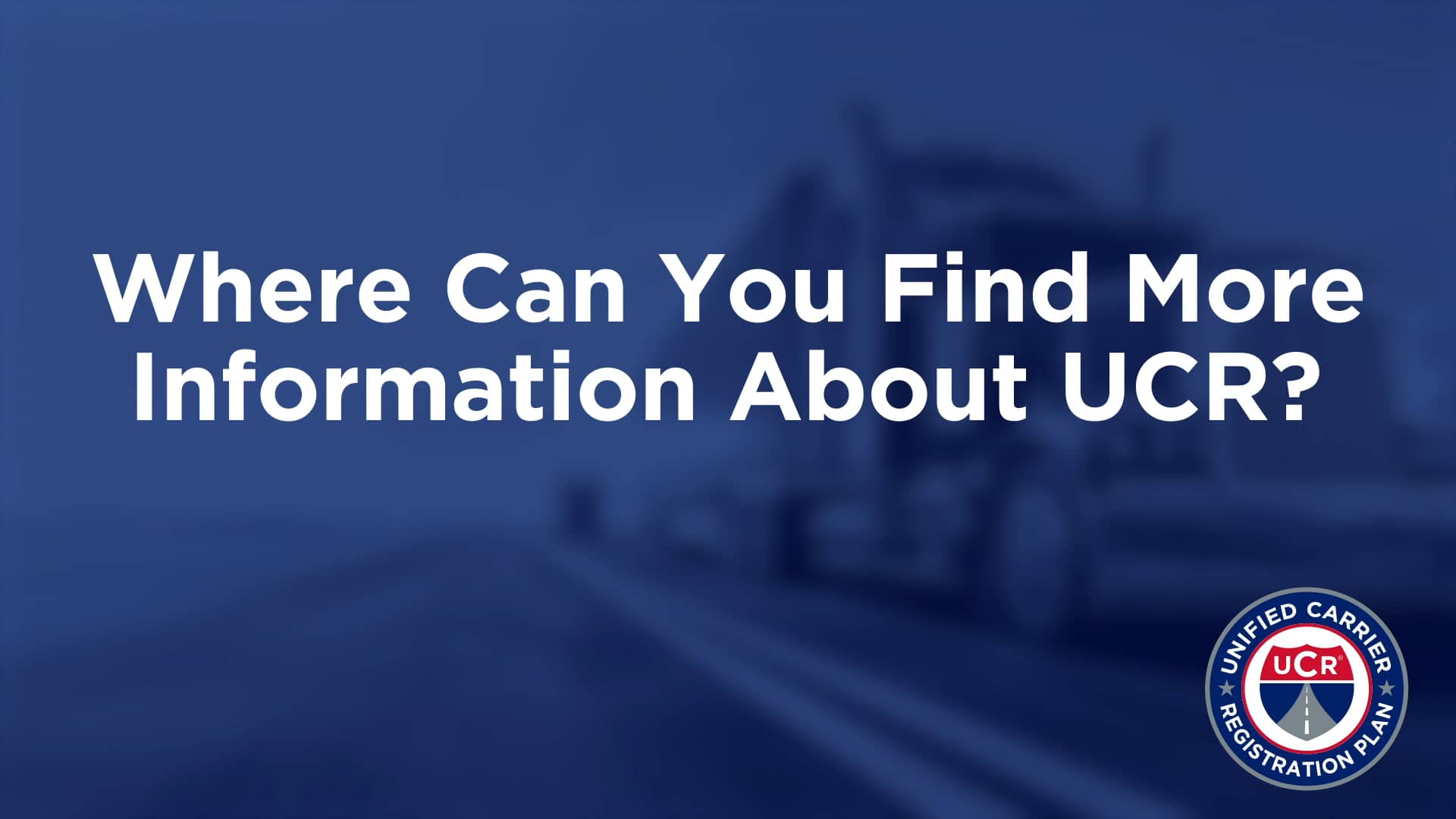 5. Where Can You Find More Information About UCR? on Vimeo