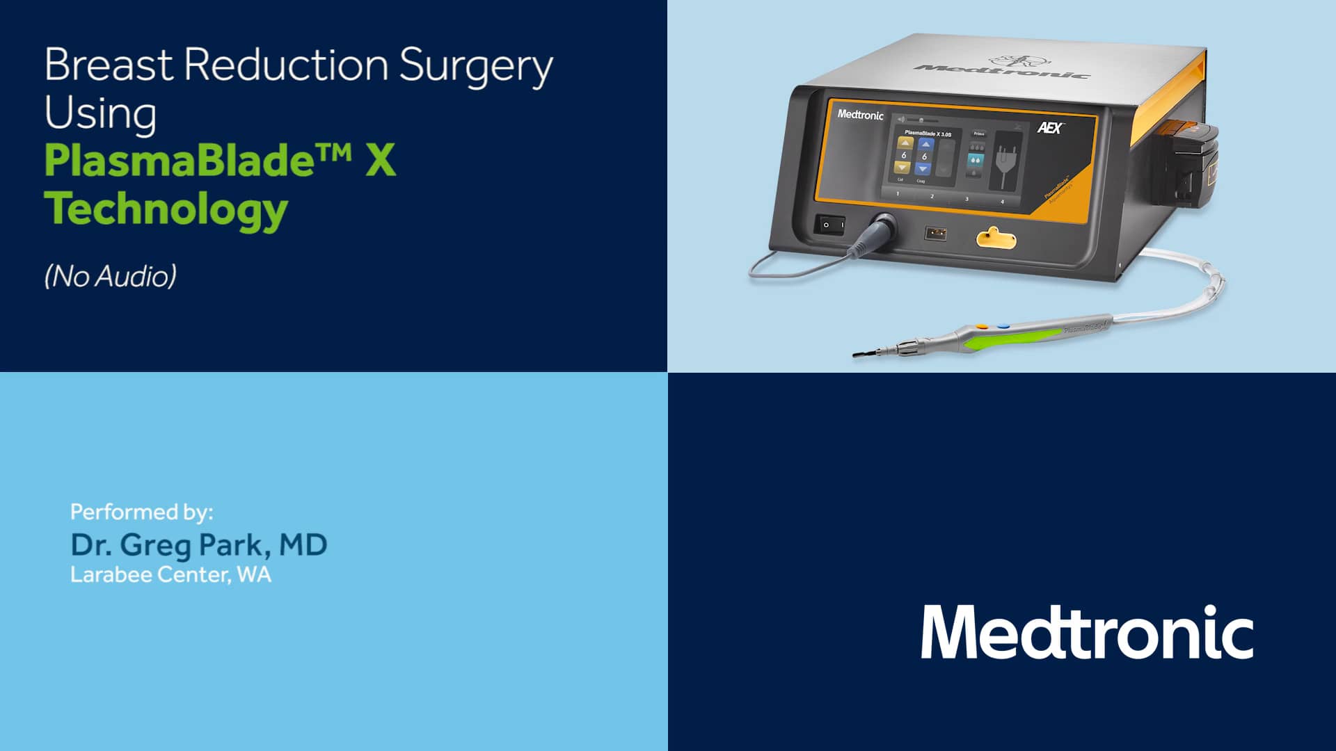 Park: Breast Reduction Surgery with PlasmaBlade X Technology on Vimeo