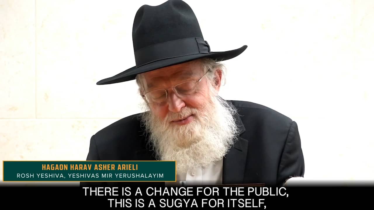 3- Divrei Chizuk - Harav Asher Arieli shlita on Vimeo