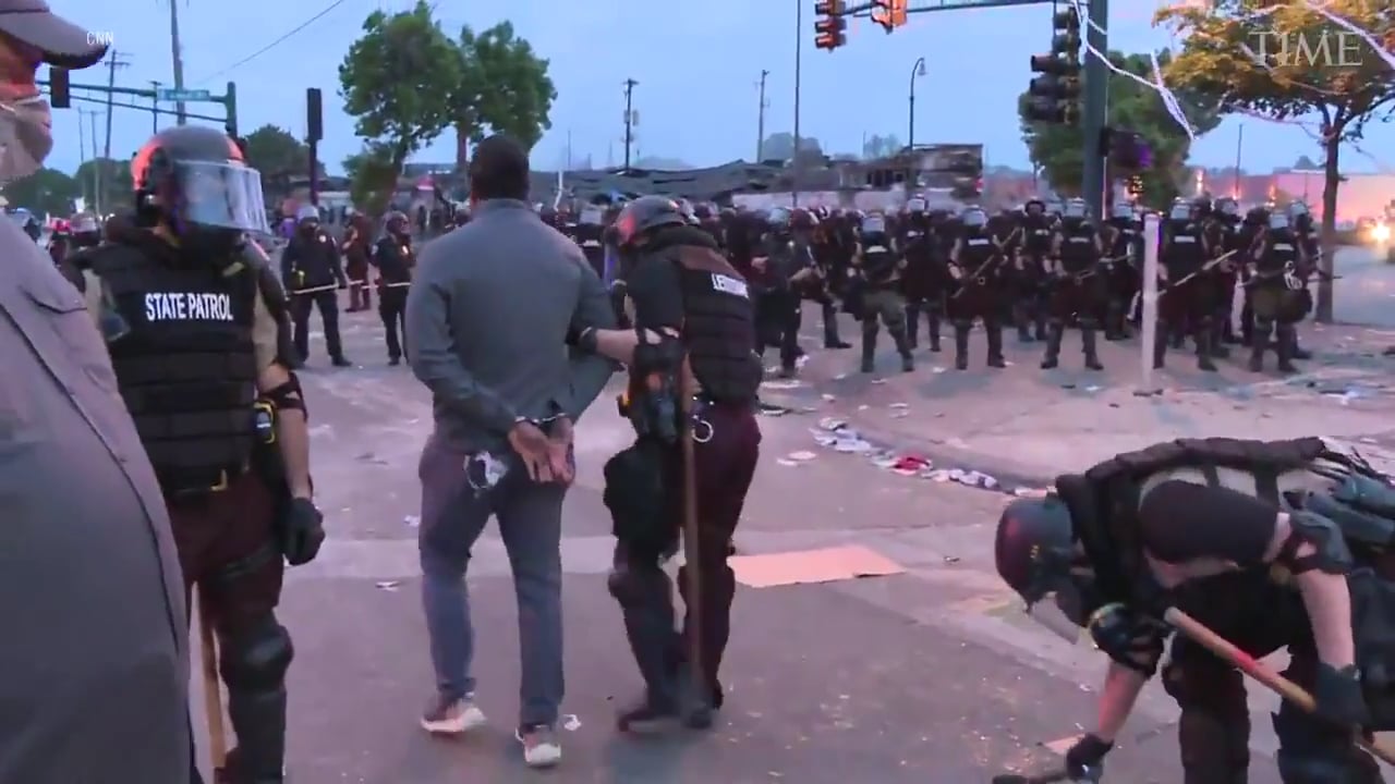 CNN reporters being arrested for no reason on Vimeo