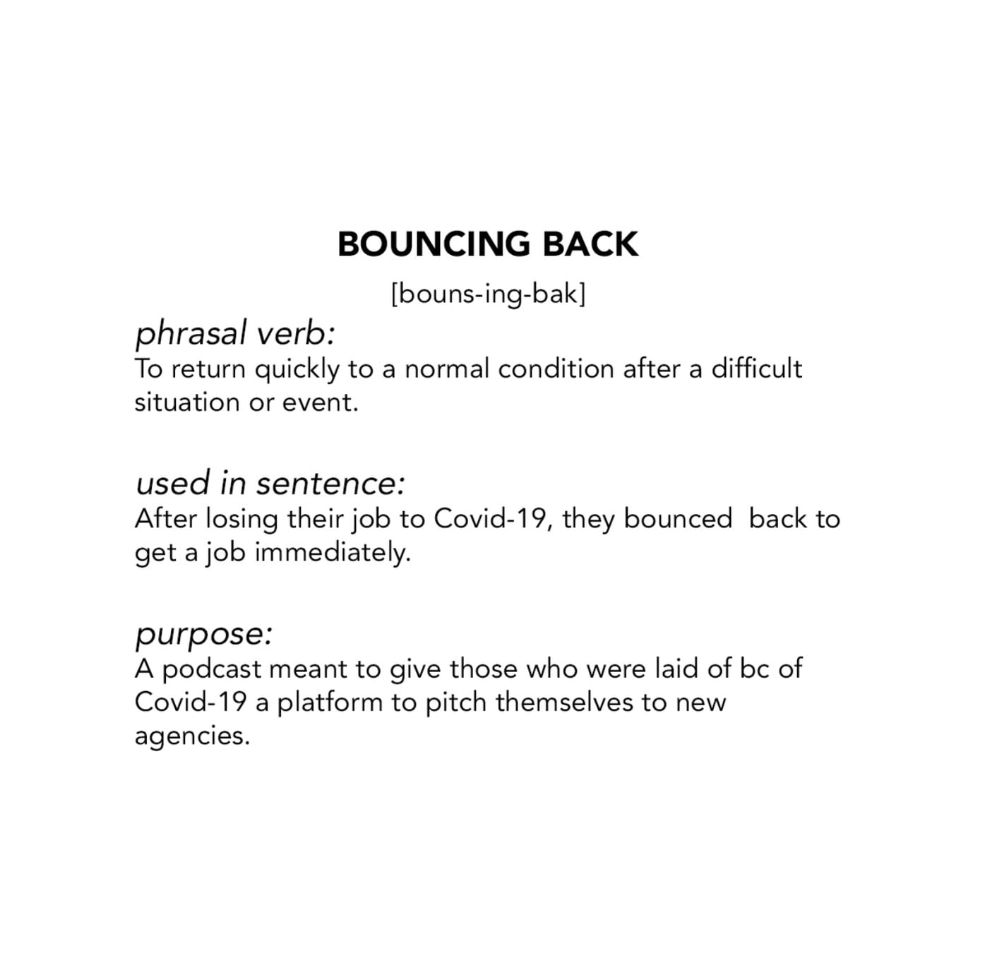 Bouncing Back Ep 18 Jr Art Director Monica Andrade on Vimeo