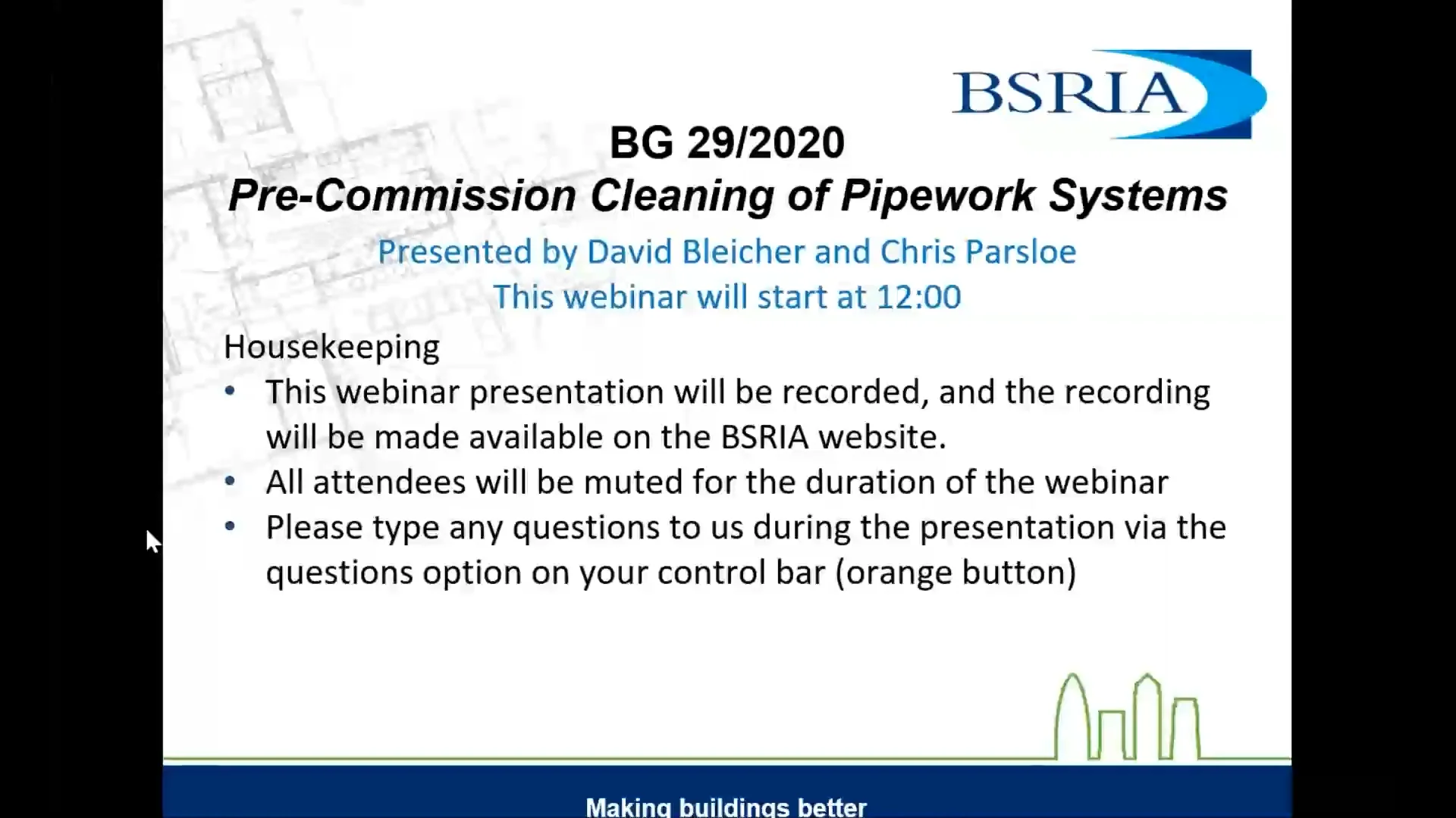 Pre-Commission Cleaning of Pipework Systems (BG29/2020)