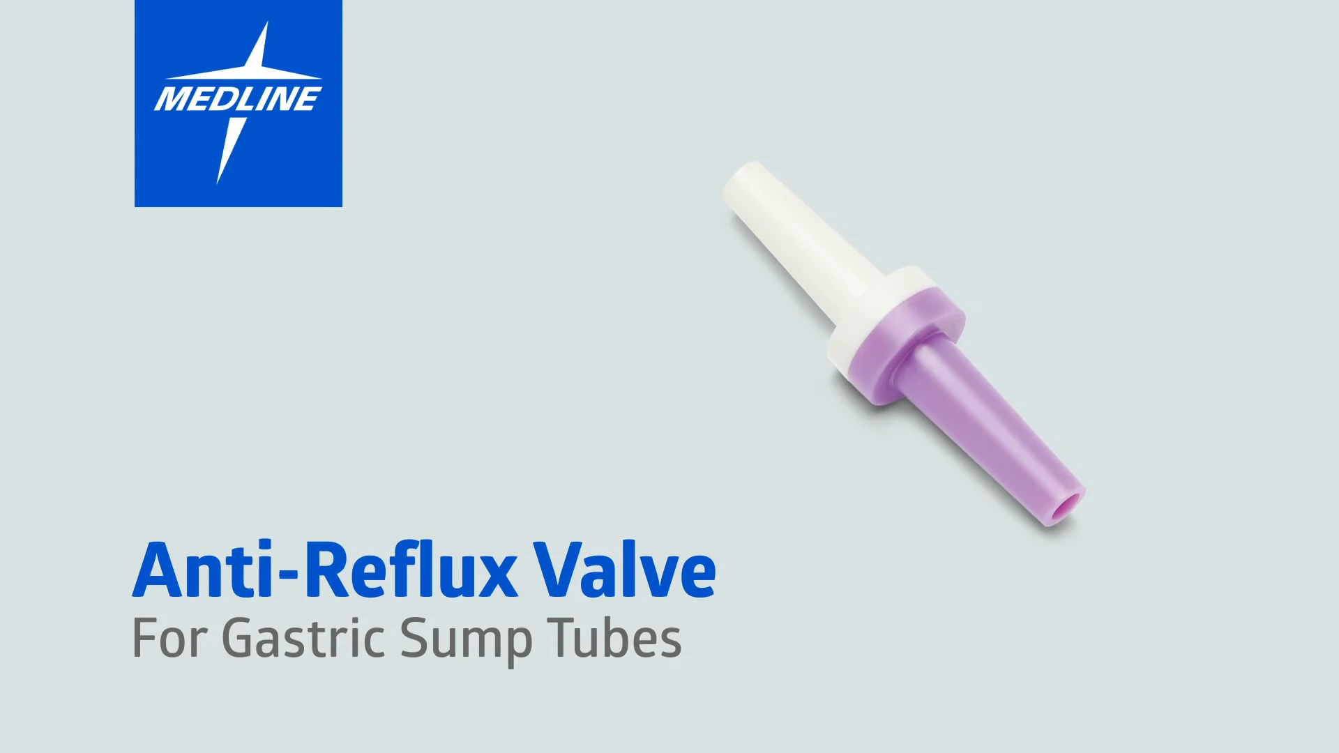 Anti-Reflux Valve for Gastric Sump Tubes