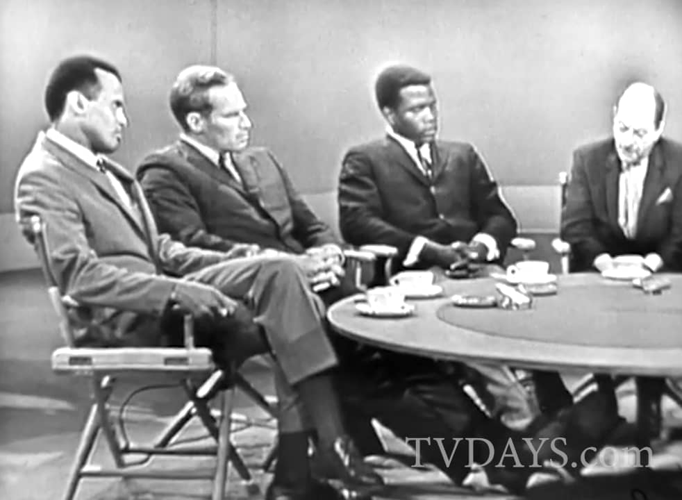 Hollywood Civil Rights Roundtable 1963 Harry Belafonte, Marlon Brando ...