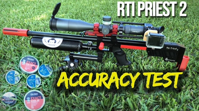 RTI Priest 2 Pellet Accuracy Test Orion the Iguana Hunter - Airgun101