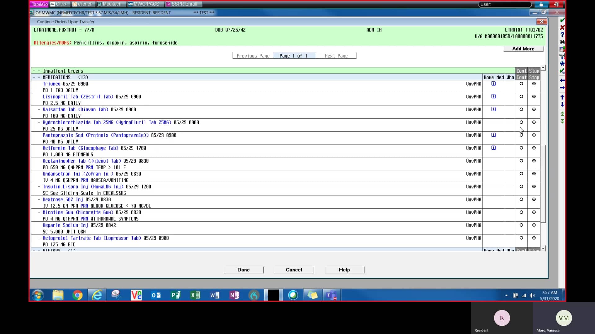 Meditech Transfer Orders Tutorial for Medical Residents on Vimeo