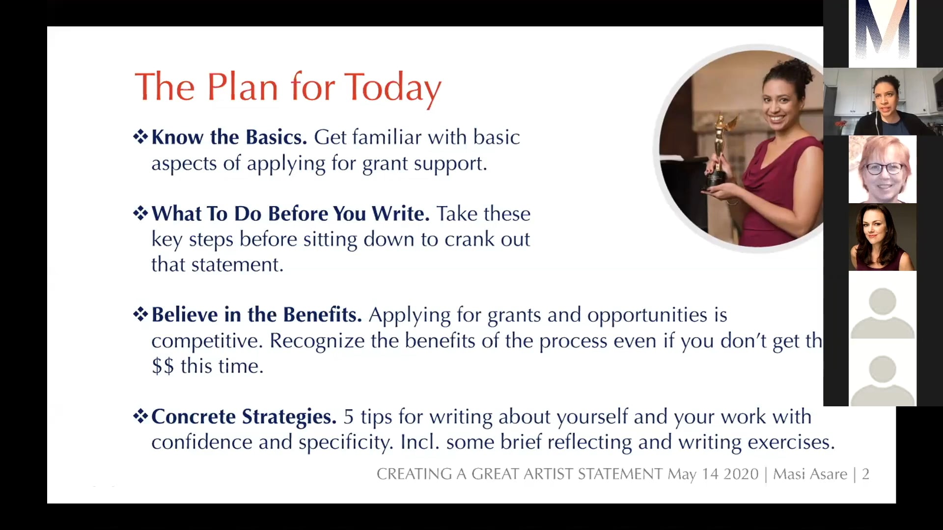 Watch Creating a Great Artist Statement for Grant Applications (with ...