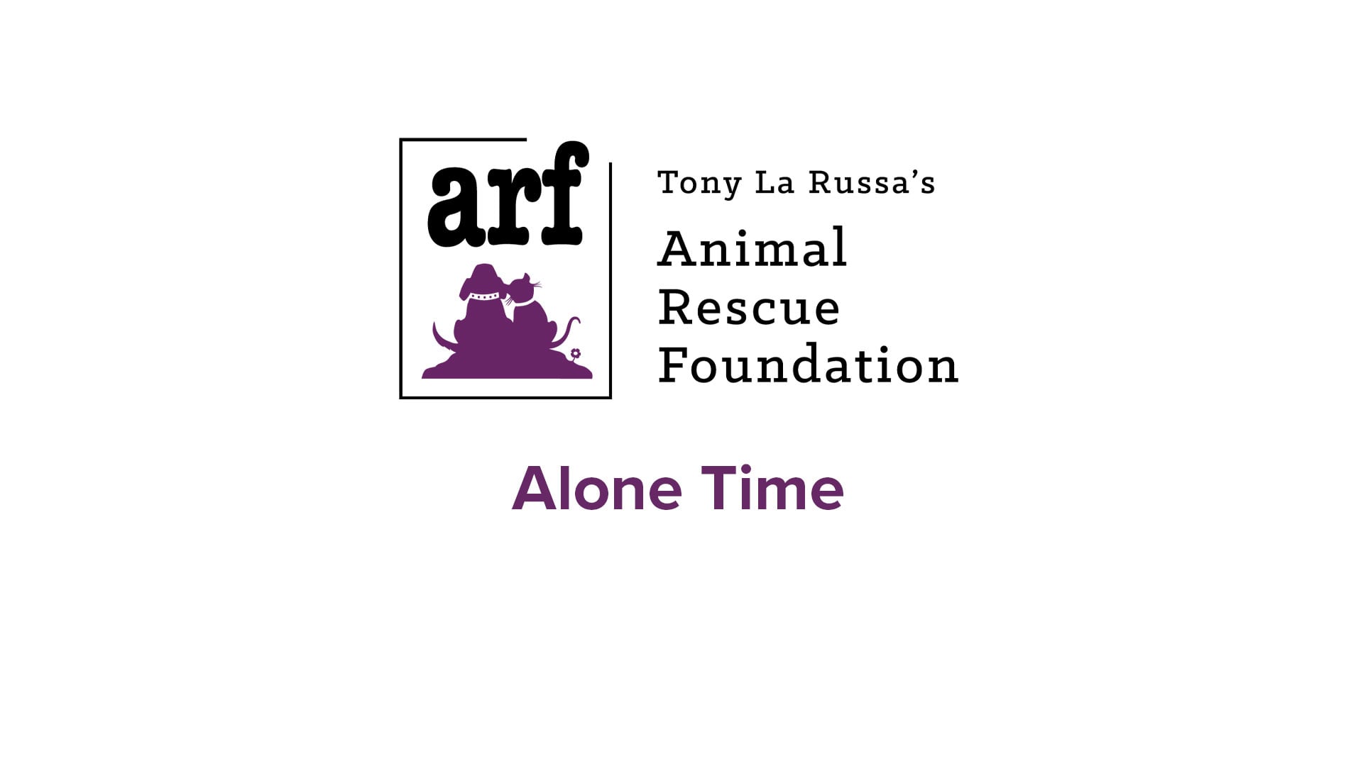 ARF Training Tips: Alone Time on Vimeo