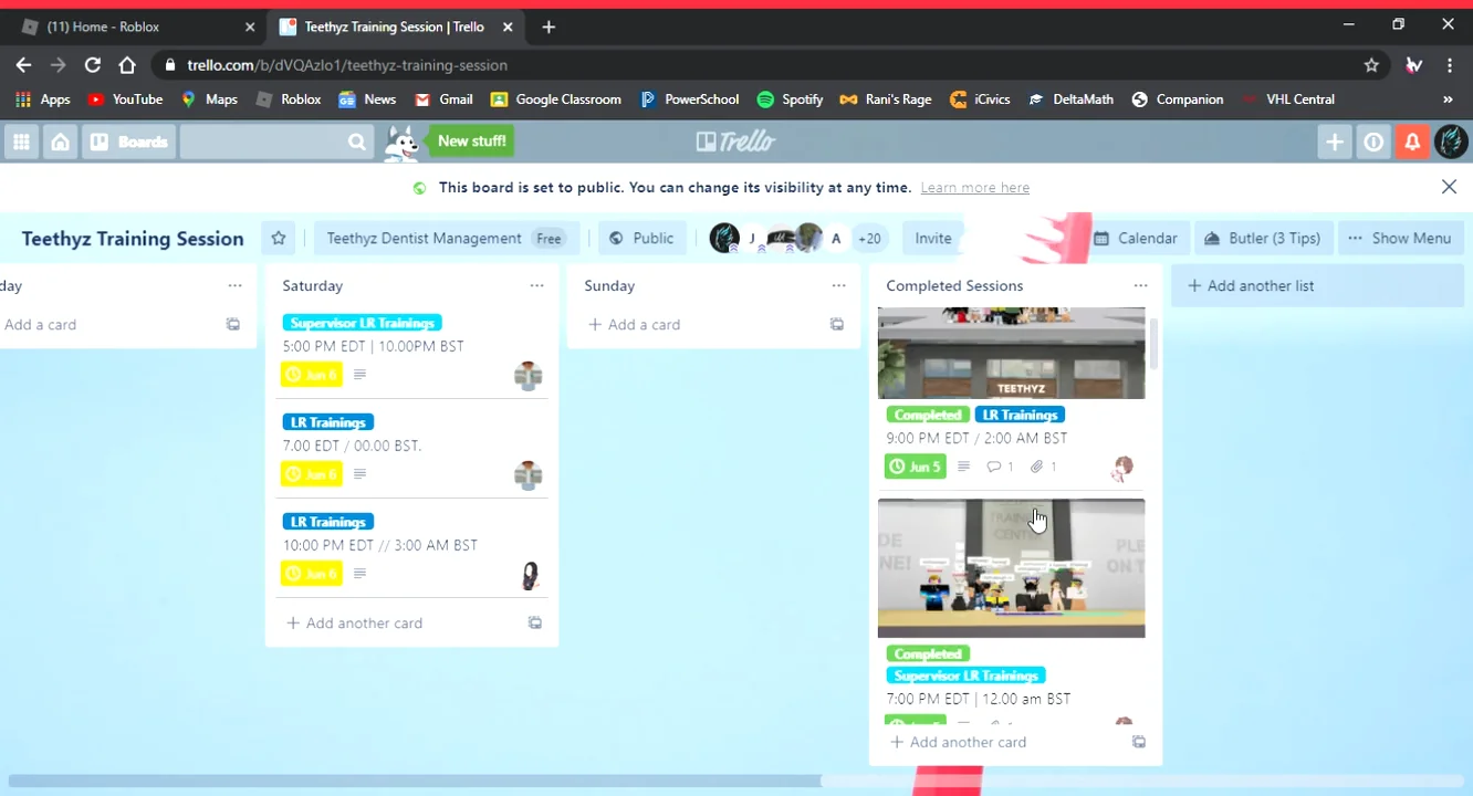 Teethyz Training Session Board Tutorial