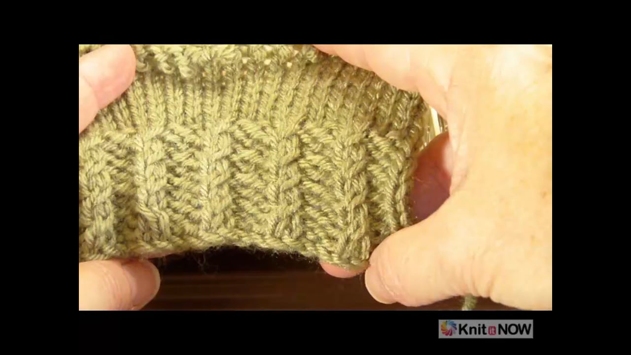 Decorative Cabled Ribbing on the Machine | Machine Knitting Tutorial