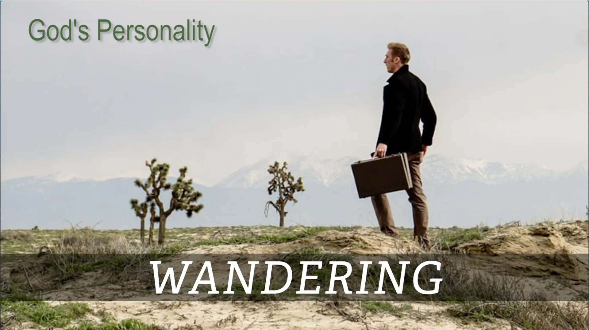 2020-06-07 Sunday Service - Online - Wandering - God's Personality on Vimeo