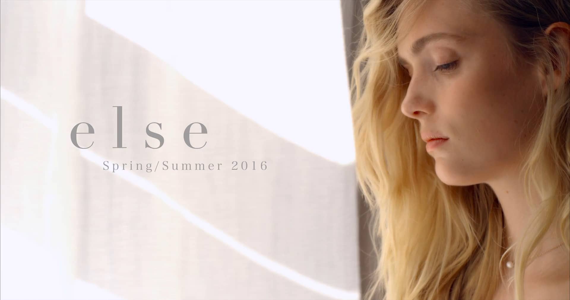 Else Lingerie S/S '16 on Vimeo