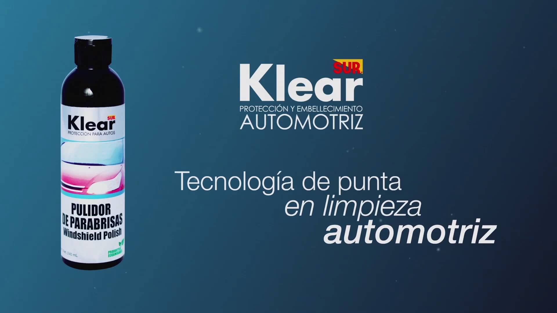 Pulidor de parabrisas Klear on Vimeo