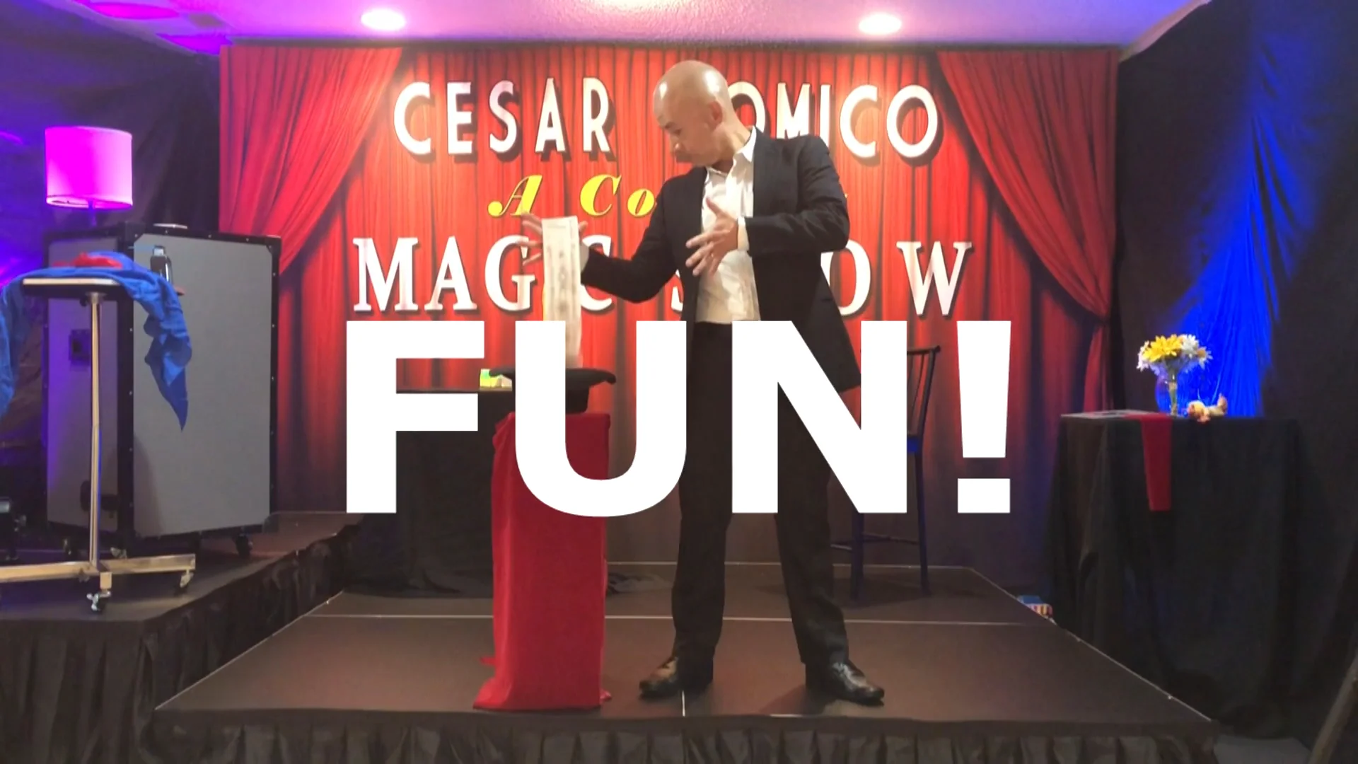 Comedy Magic Shows & Illusions - Magician Cesar Domico on Vimeo