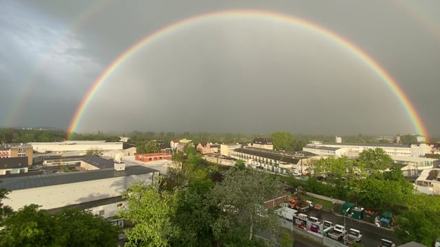 Rainbow, Rain, Nature. Free Stock Video - Pixabay