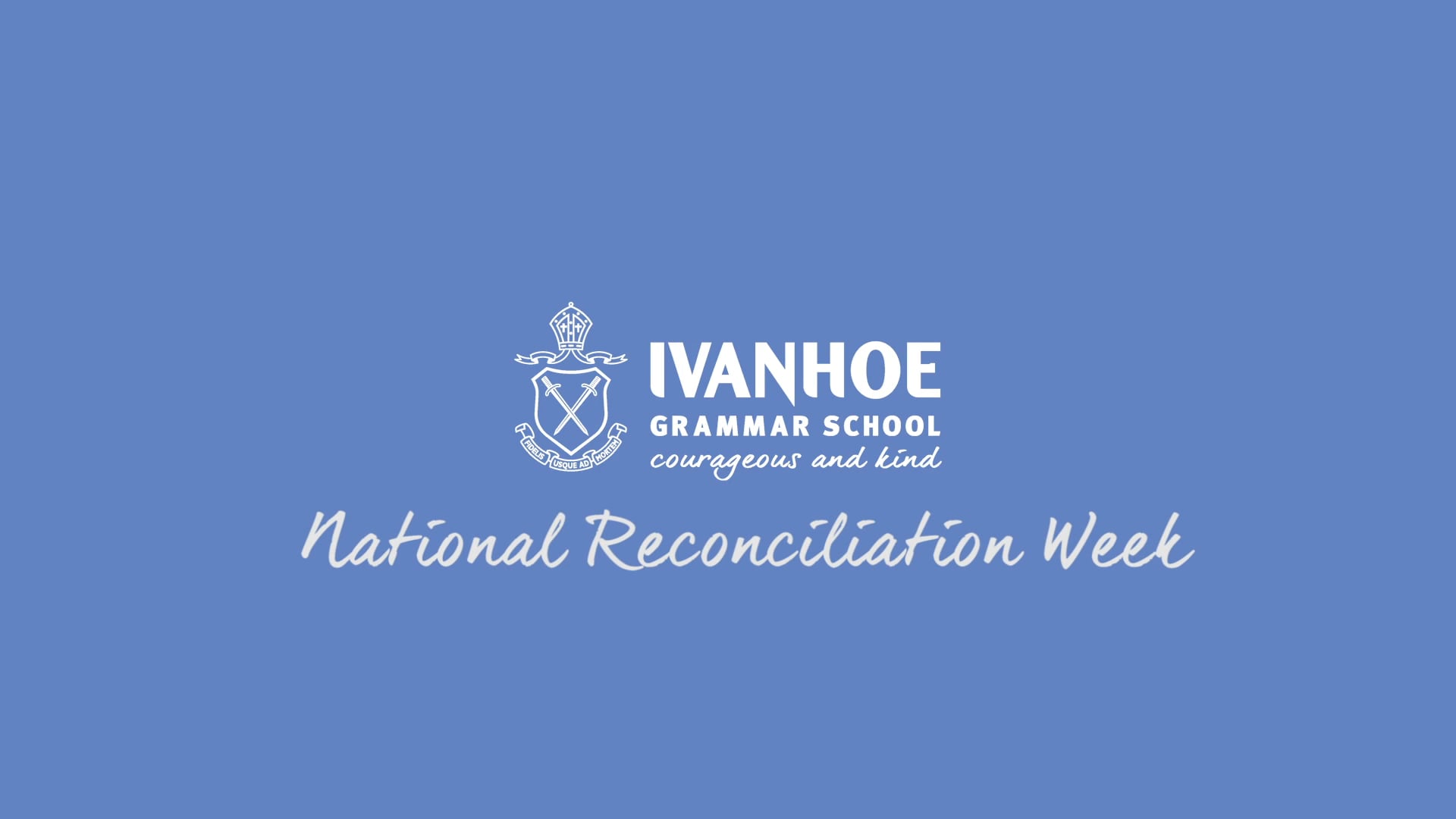Ivanhoe Grammar The Ridgeway - Reconciliation 2020 on Vimeo