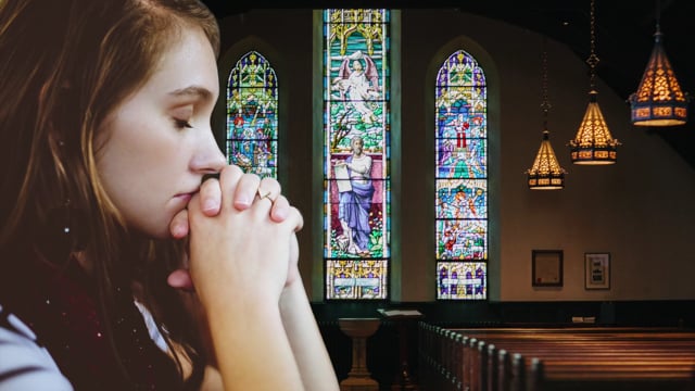 Girl Prayer The Synagogue Free Stock Video - Pixabay