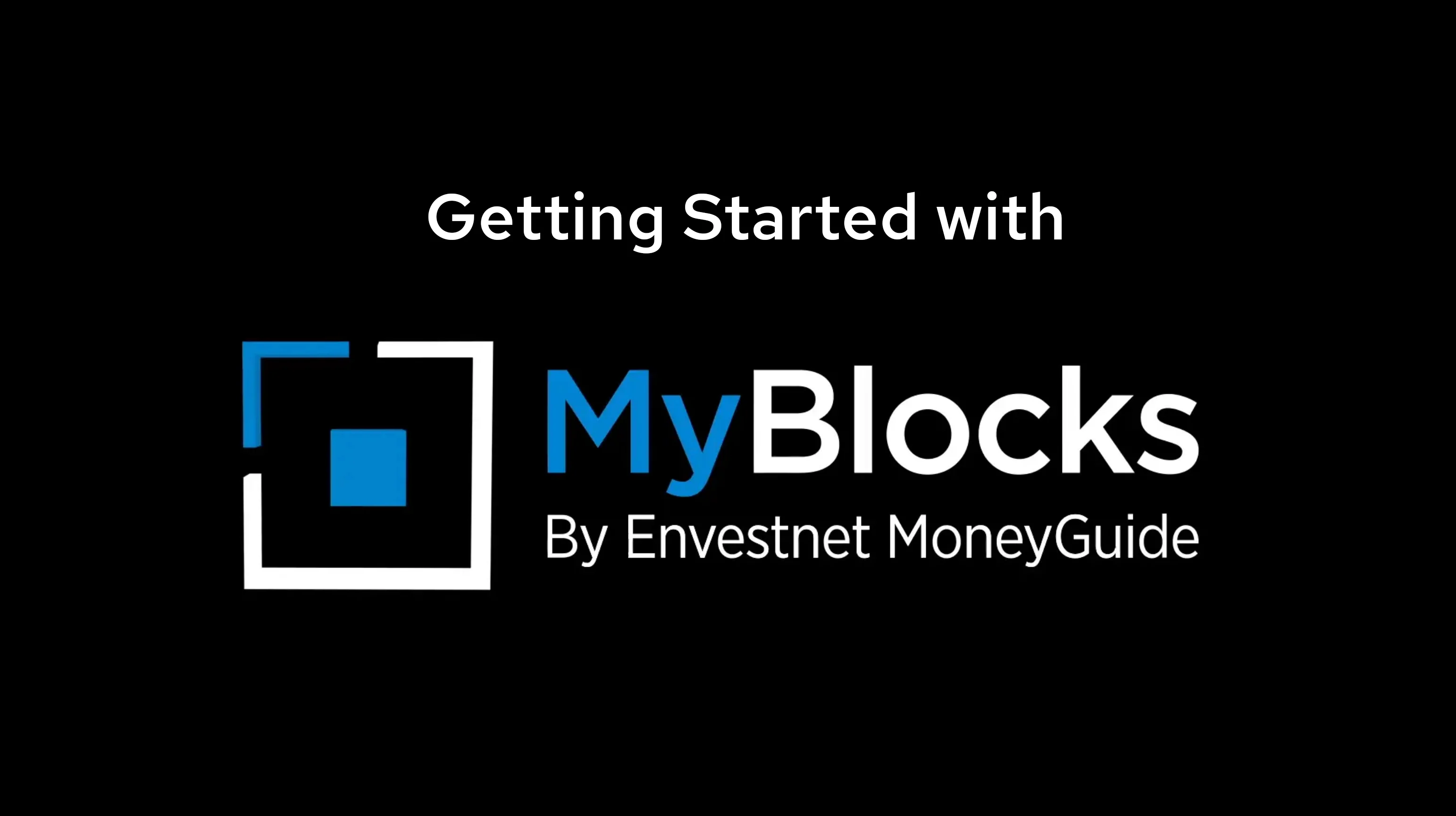 Getting Started with myBlocks