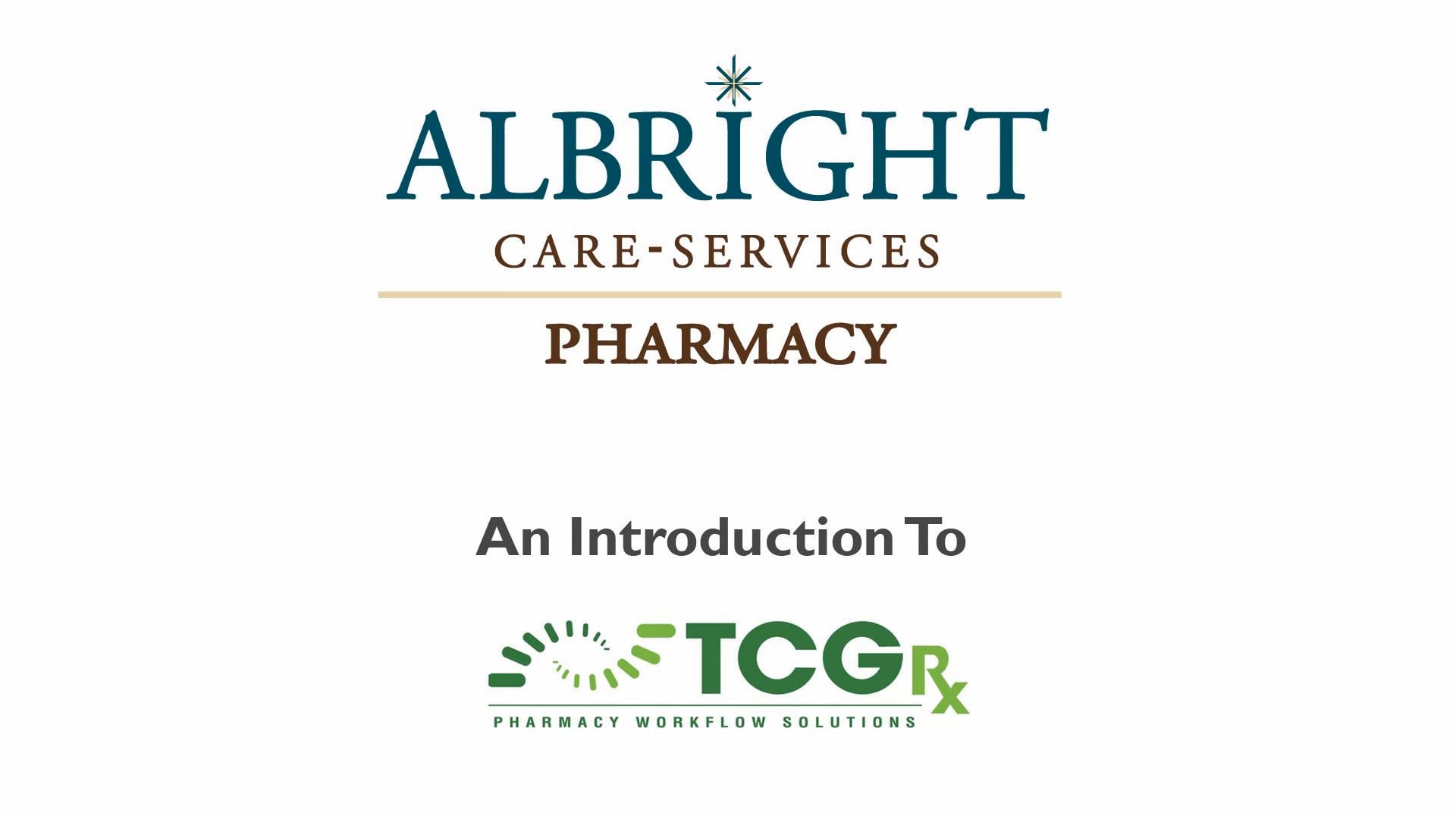 Introduction to Albright Pharmacy on Vimeo