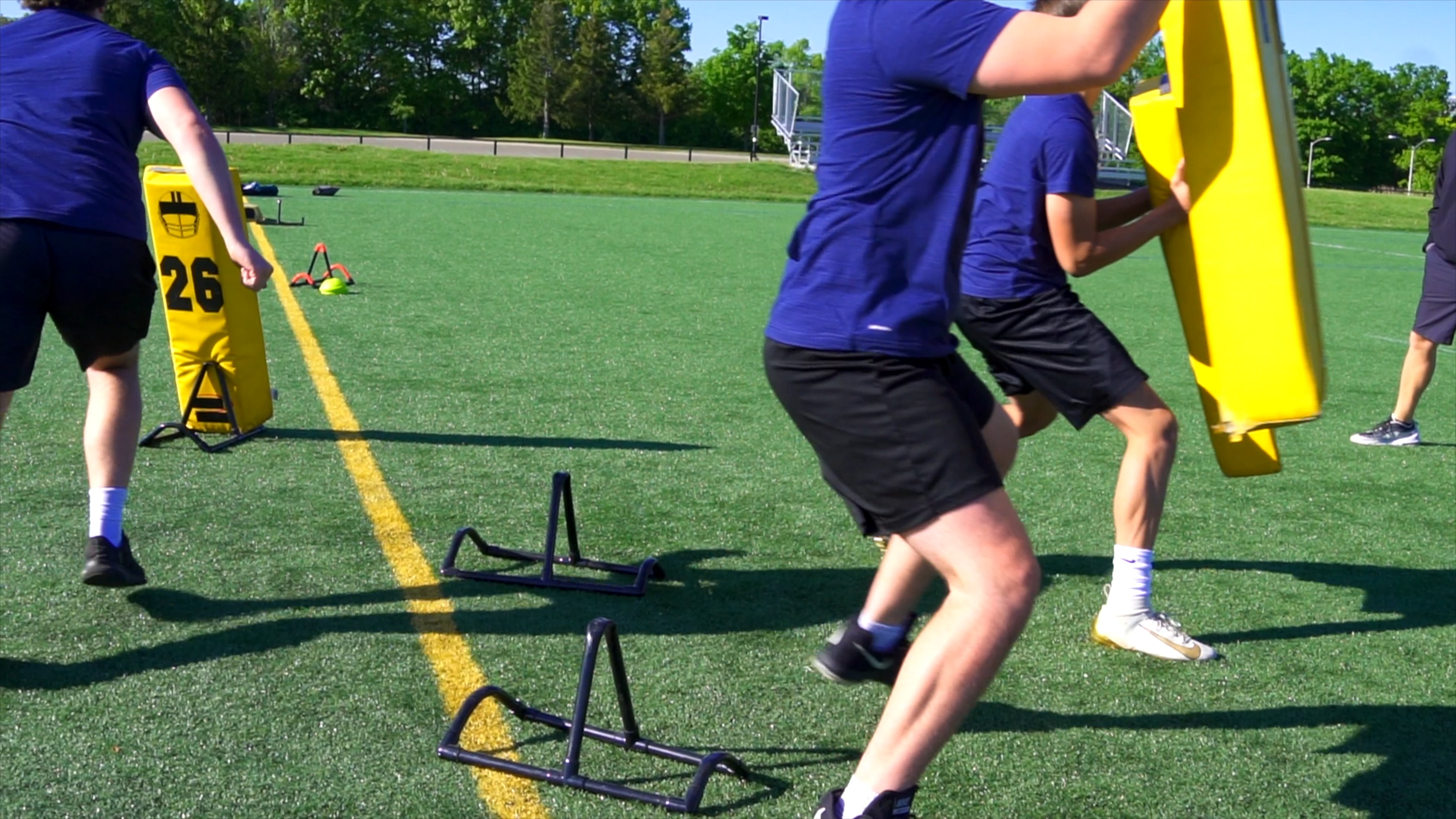 1 on 1 Offensive Line Base Blocking on Vimeo