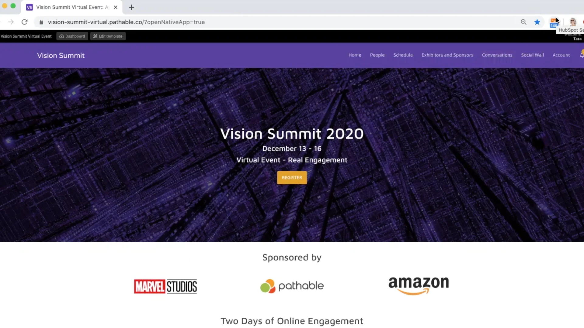 Pathable: 10 Minute Virtual Event Platform Overview on Vimeo
