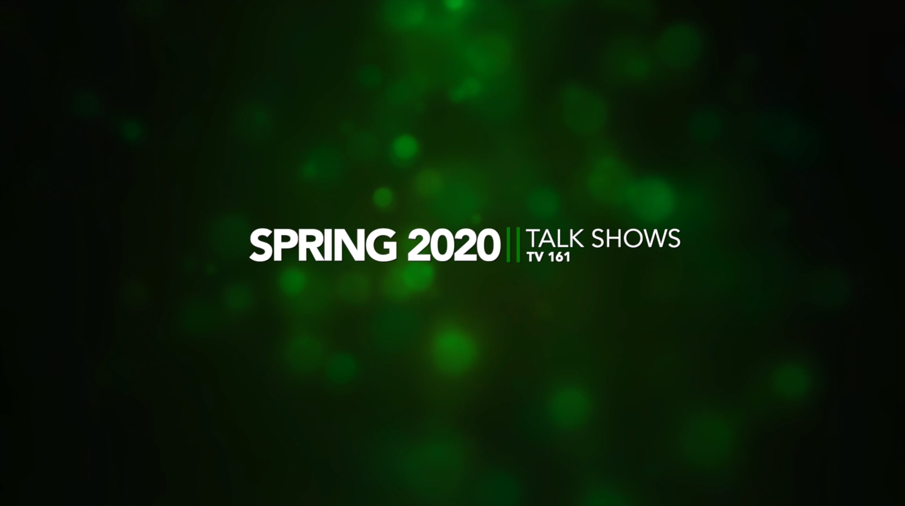 Talk Shows - TV 161 - Spring 2020 on Vimeo