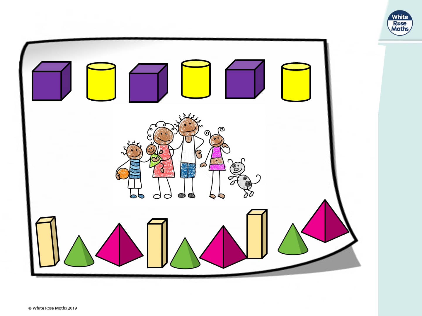 Year 2 - Week 8 - Lesson 4 - Patterns with 2D and 3D shapes on Vimeo