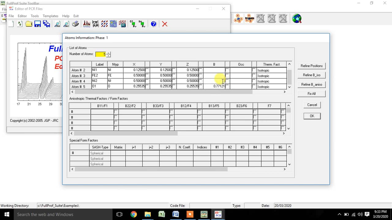 Full Tutorial on Rietveld Refinement using FullProf Software CIF file VESTA Soft Crystal ...