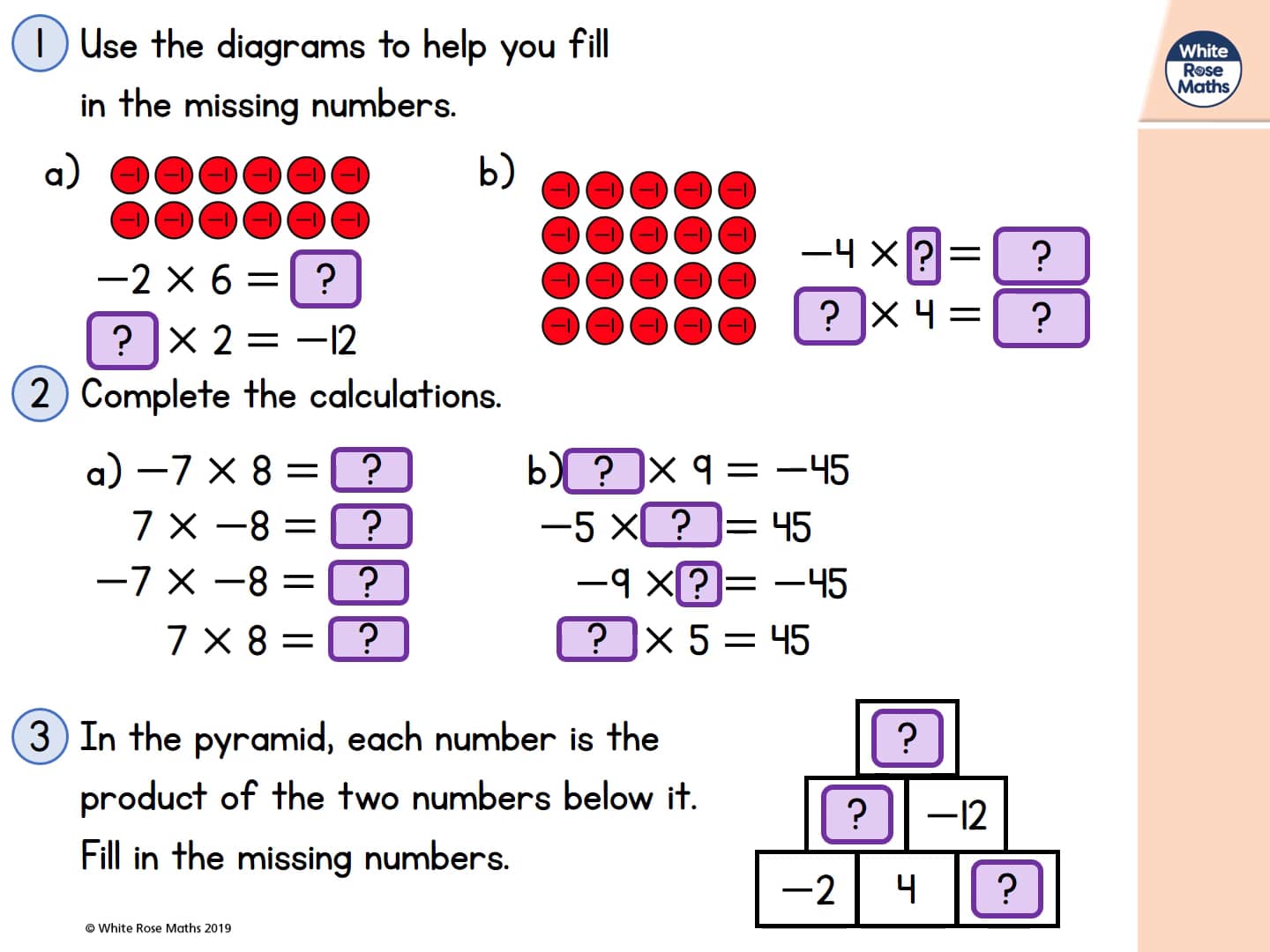 Year 7 - W8 - L4 - Multiplication and division of directed numbers on Vimeo