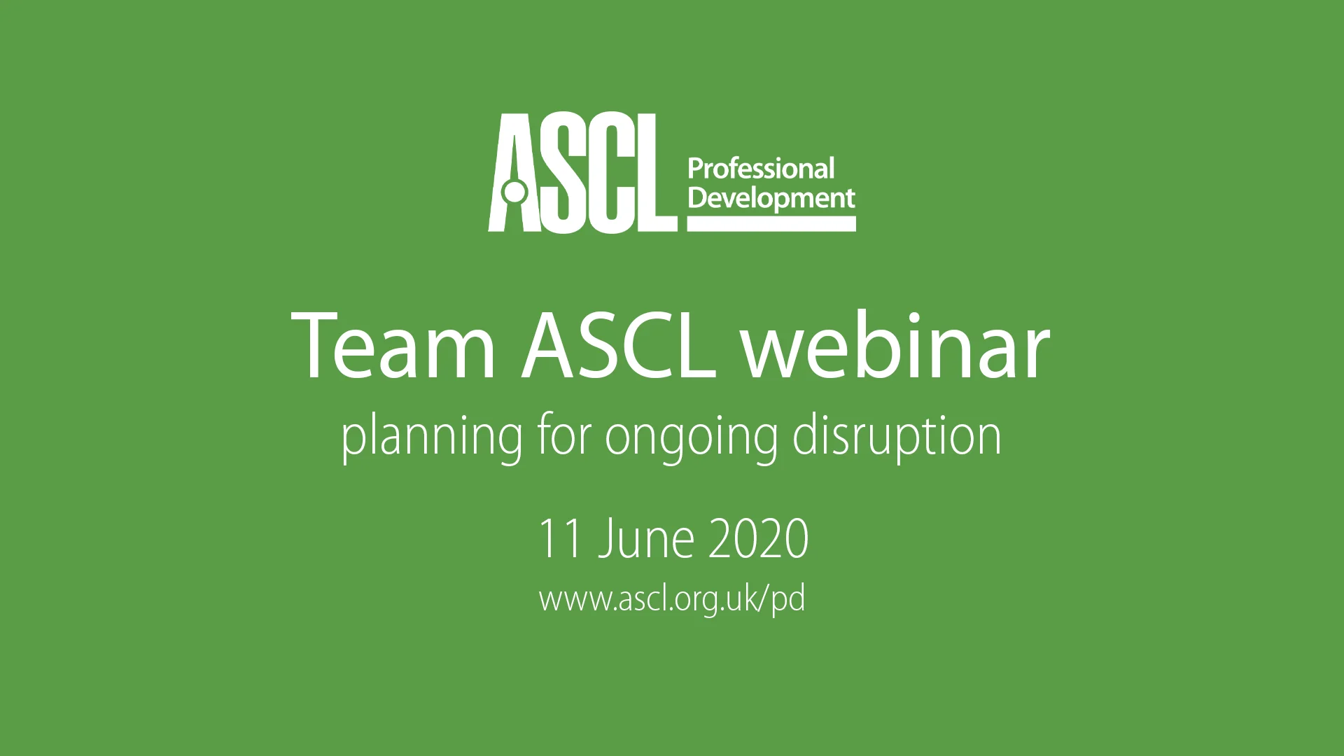 ASCL Team webinar | 11 June 2020 on Vimeo
