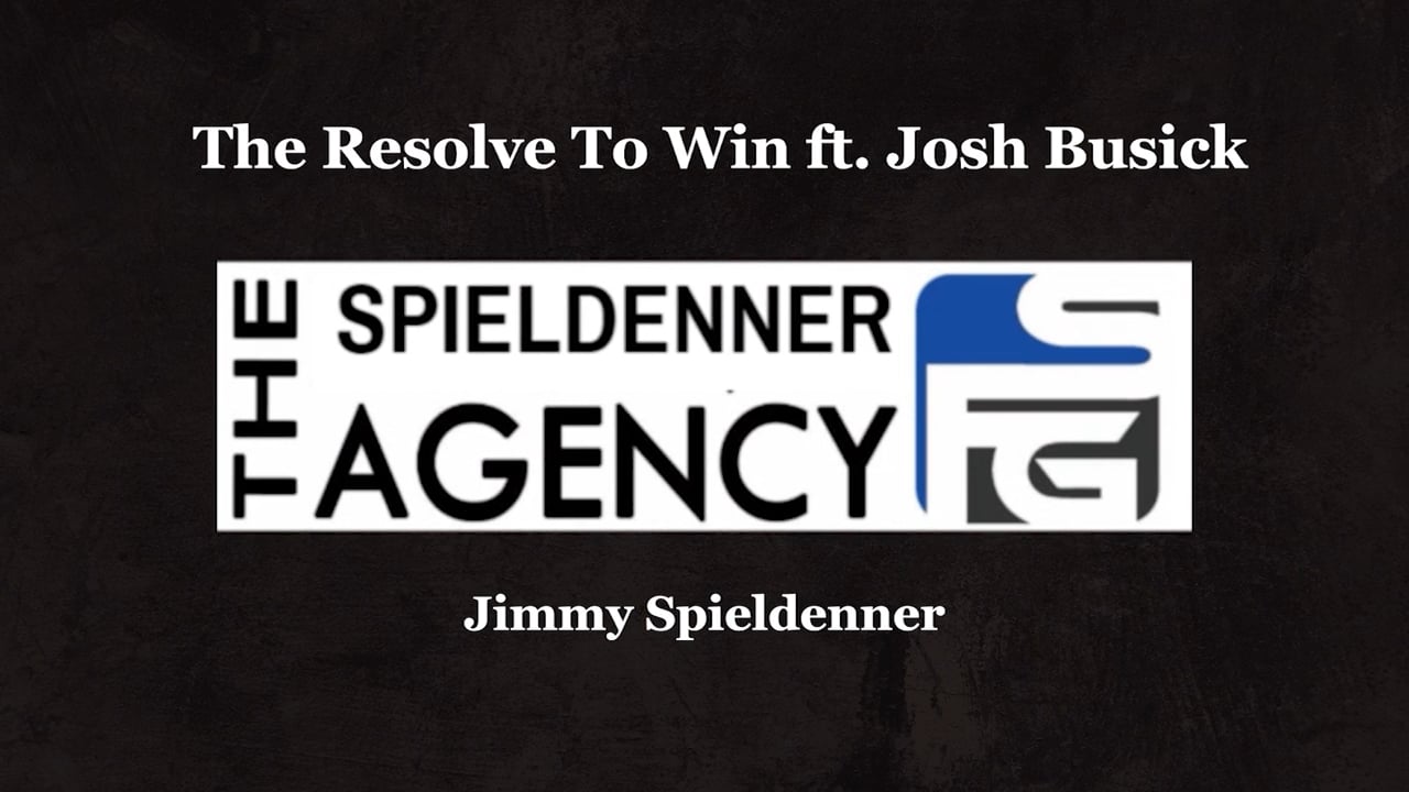 The Resolve to WIn ft Josh Busick - Jimmy Spieldenner on Vimeo