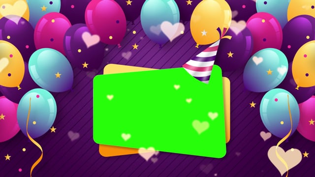Happy Birthday, Green Screen, Happy Birthday Green Screen Frame. Free ...