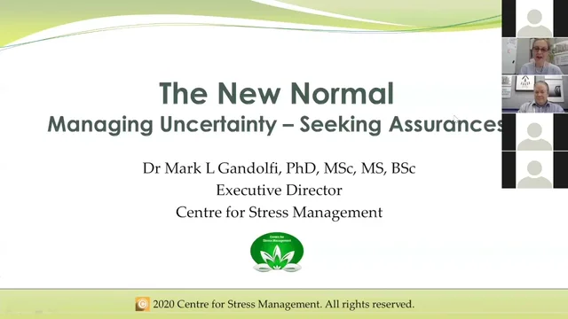 The New Normal - Dr Mark Gandolfi