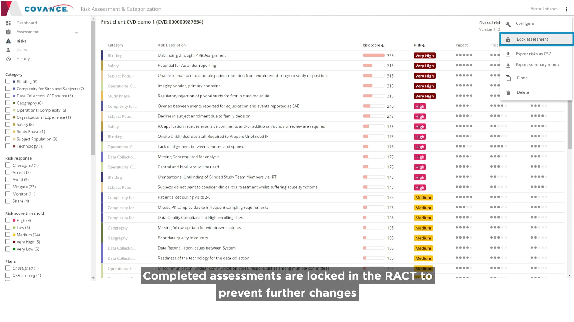 Xcellerate: Risk Assessment & Categorization Tool (RACT) on Vimeo