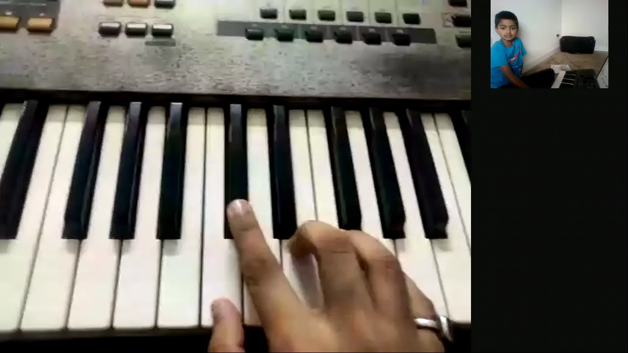 Beginner Carnatic Keyboard - Bmusician Classroom Recording #4703 ...