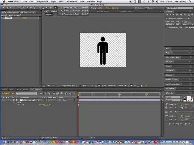 Using the Puppet Tool in After Effects CS5 on Vimeo