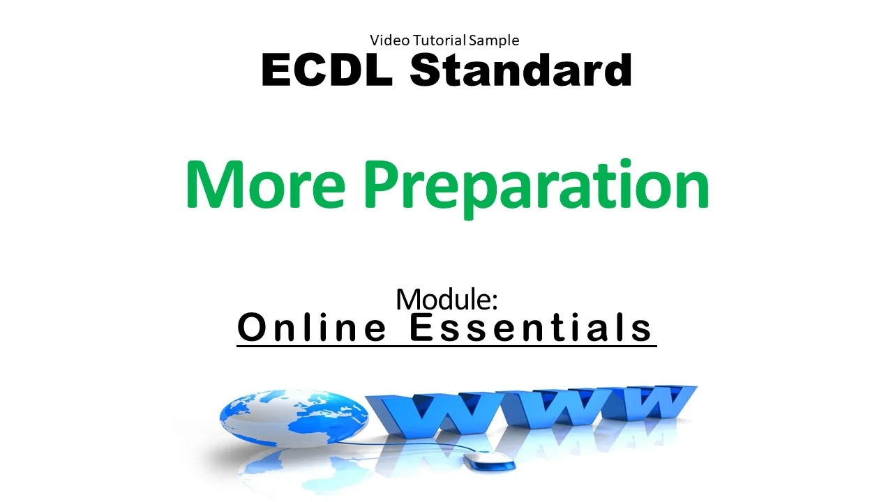 7 - ECDL Session - Online Essentials - 45min - Maltese on Vimeo