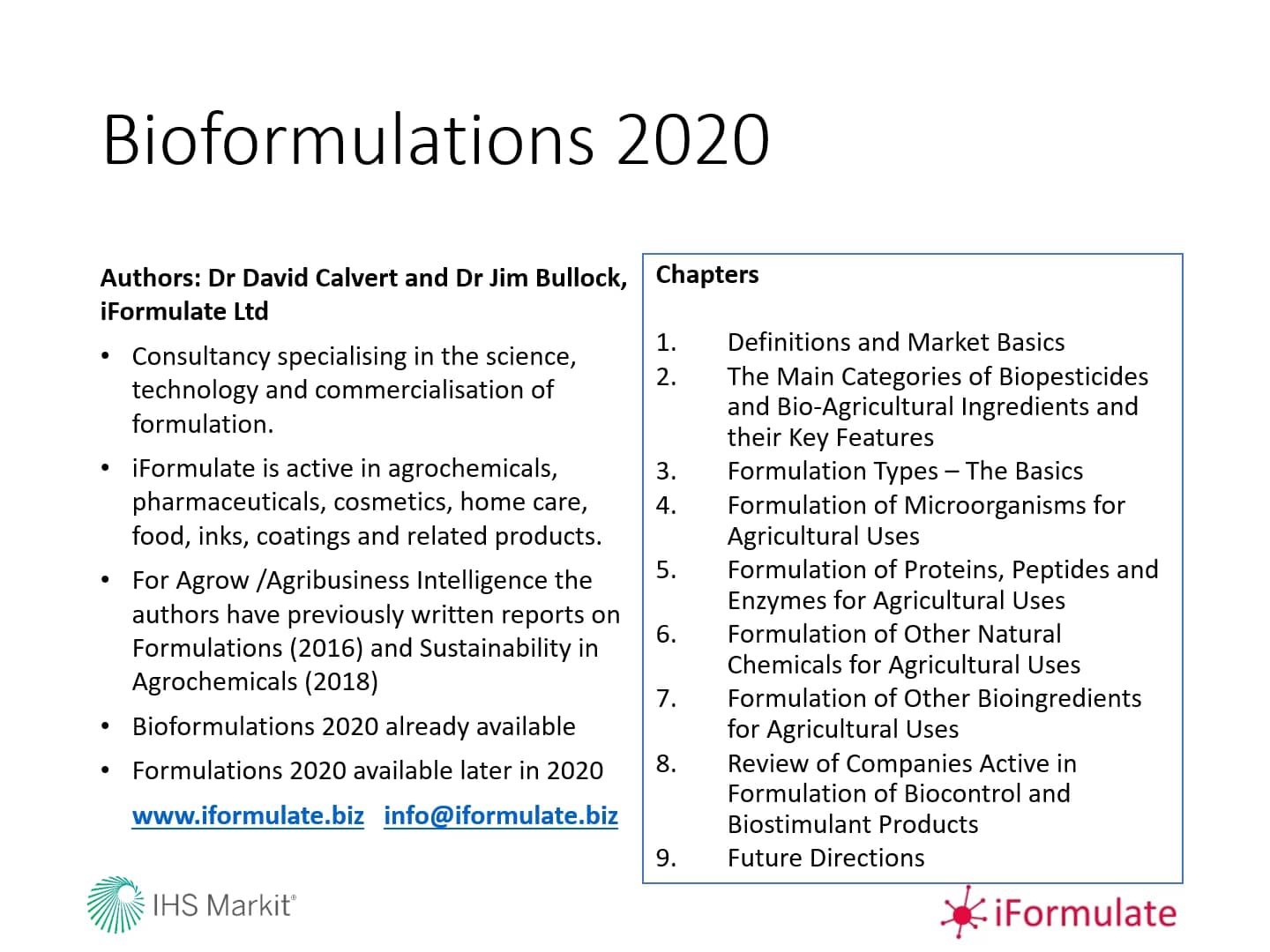 Bioformulations 2020 video presentation on Vimeo