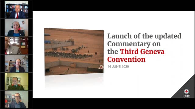 Launch of the updated Commentary on the Third Geneva Convention on Vimeo
