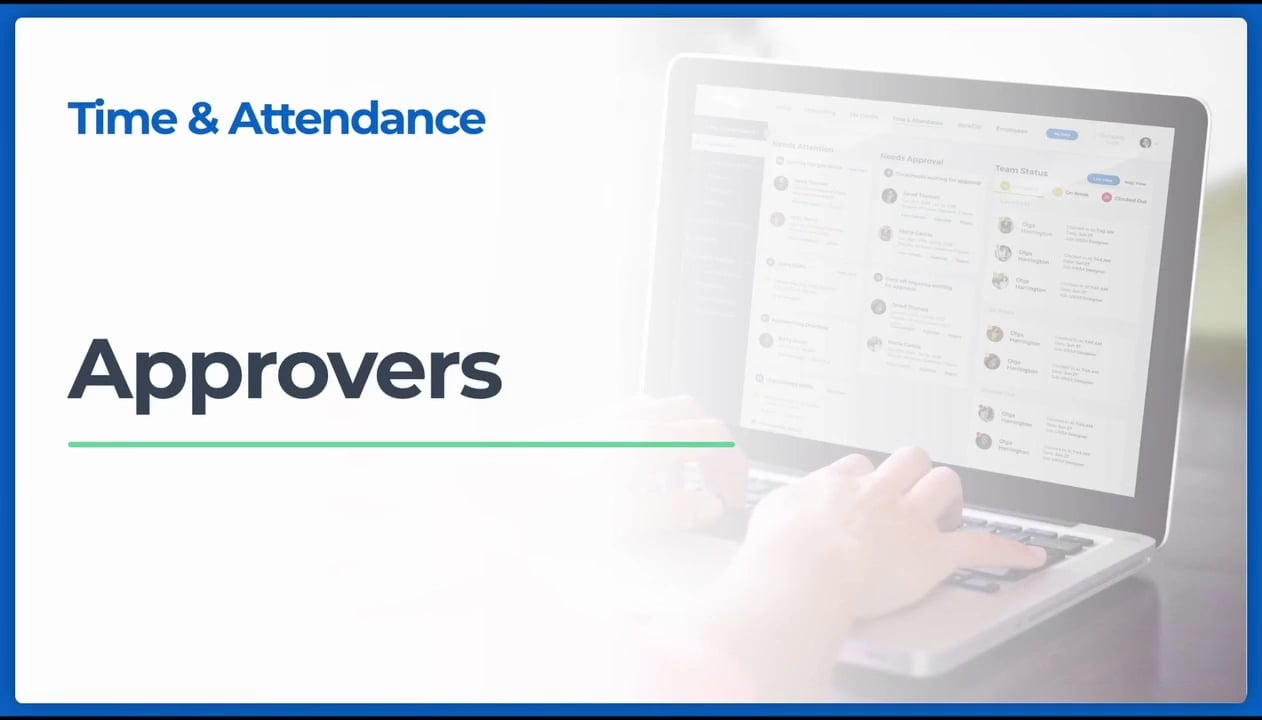 Time and Attendance Approvers