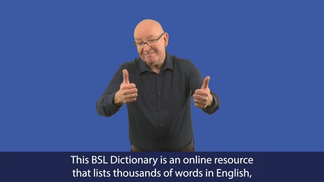 Sign Language Dictionary Online With Pictures
