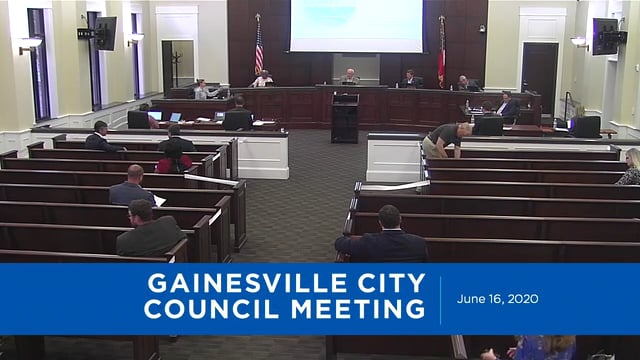 Gainesville City Council - Voting Meeting - June 16, 2020 on Vimeo
