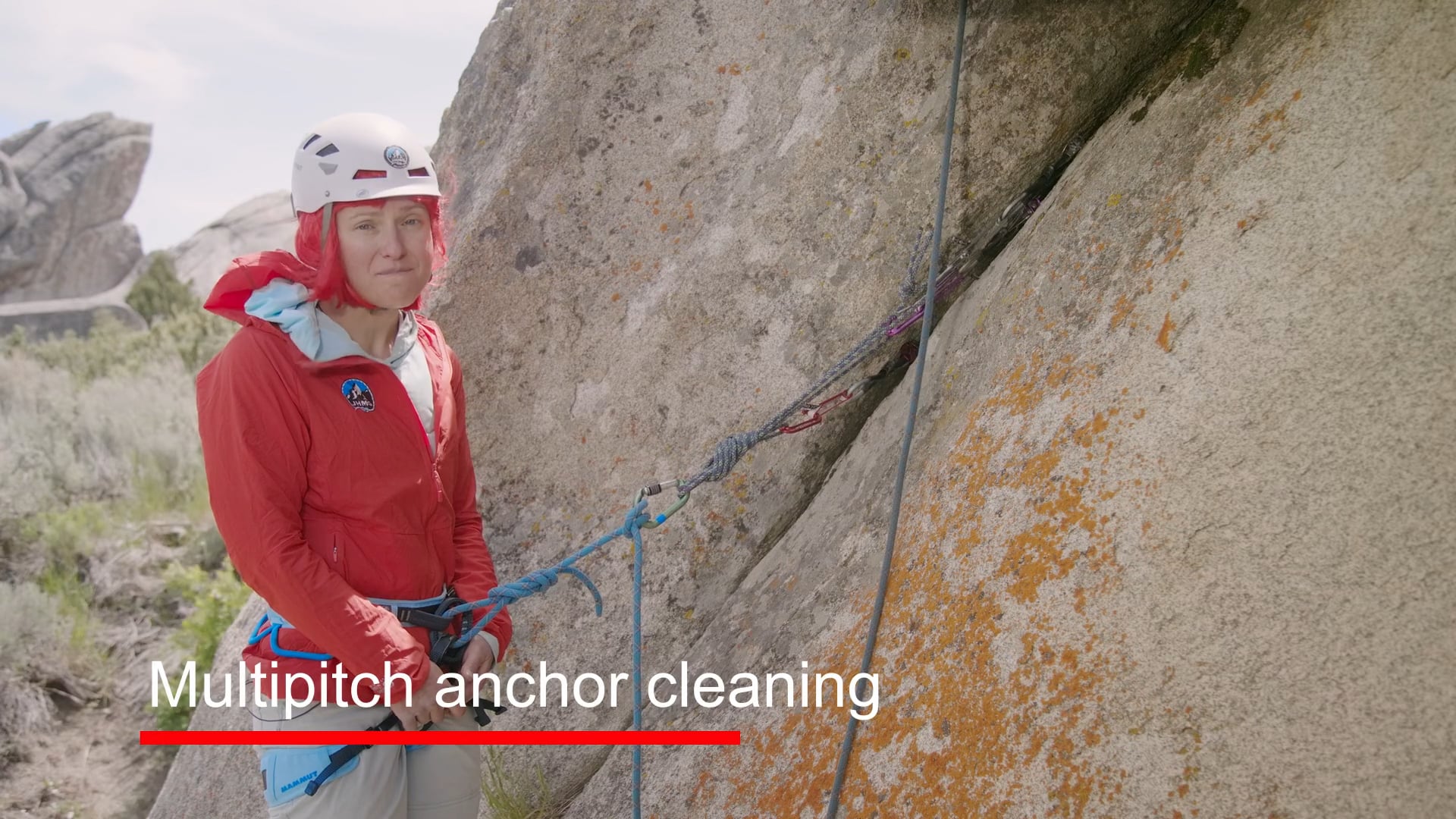 How to clean a multi-pitch anchor when following on Vimeo