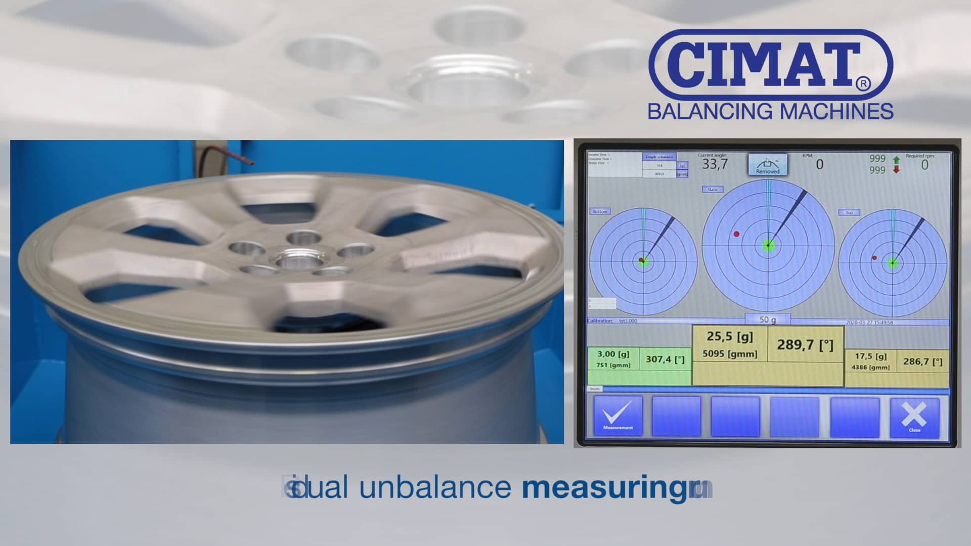CIMAT - Rims Balancing Machine on Vimeo