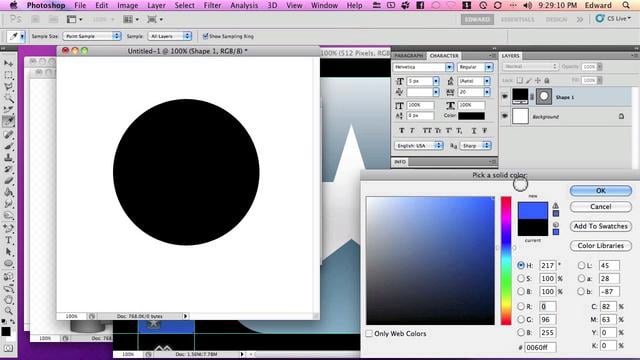 Advanced Photoshop Techniques for UI on Vimeo